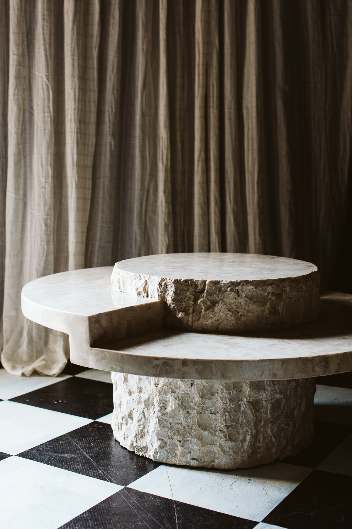 Magnussen Ponte Mactan Stone Coffee Table, 1980s - Gina Fabish ...